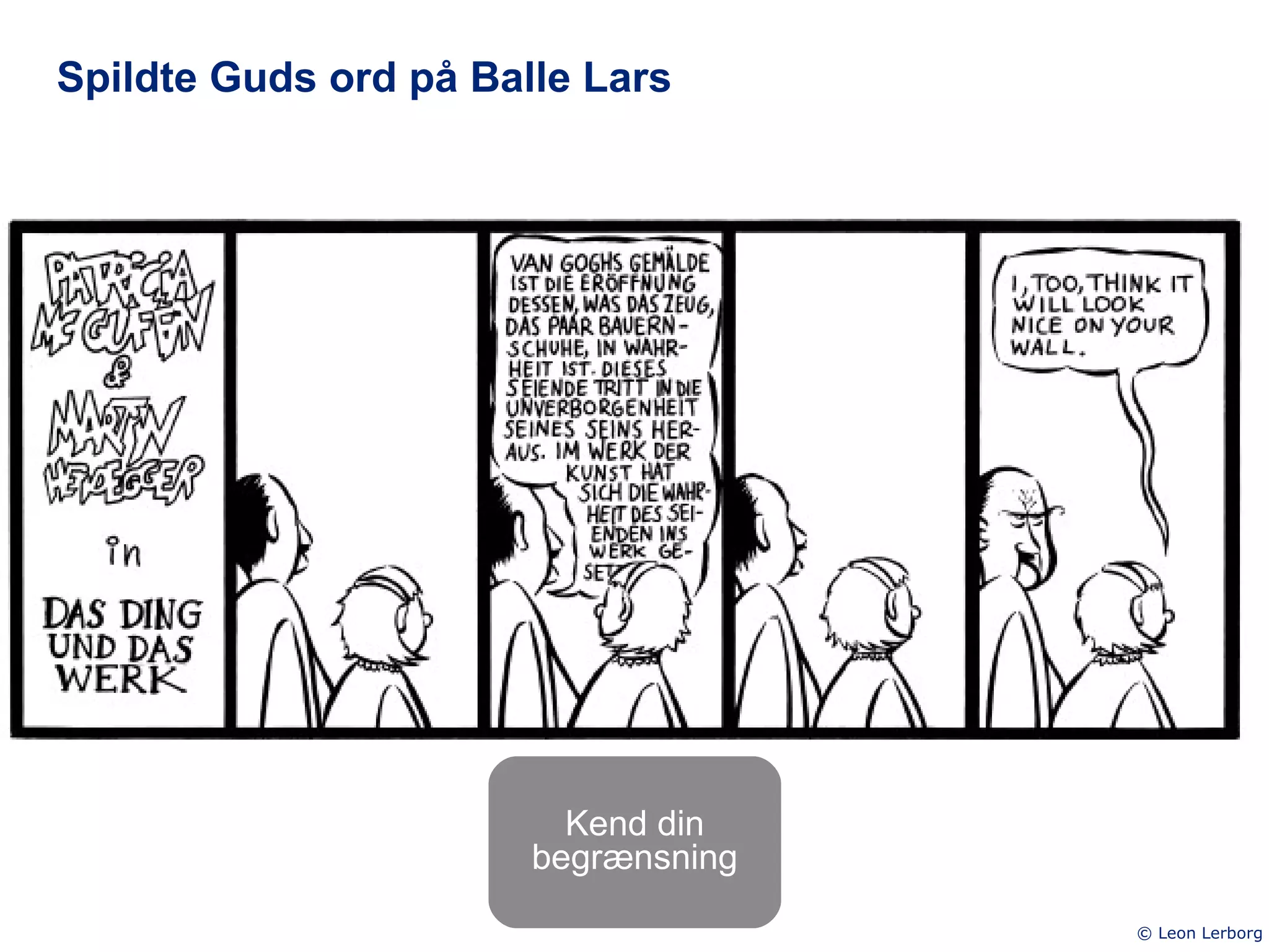 Heidegger og ledelse | PPT