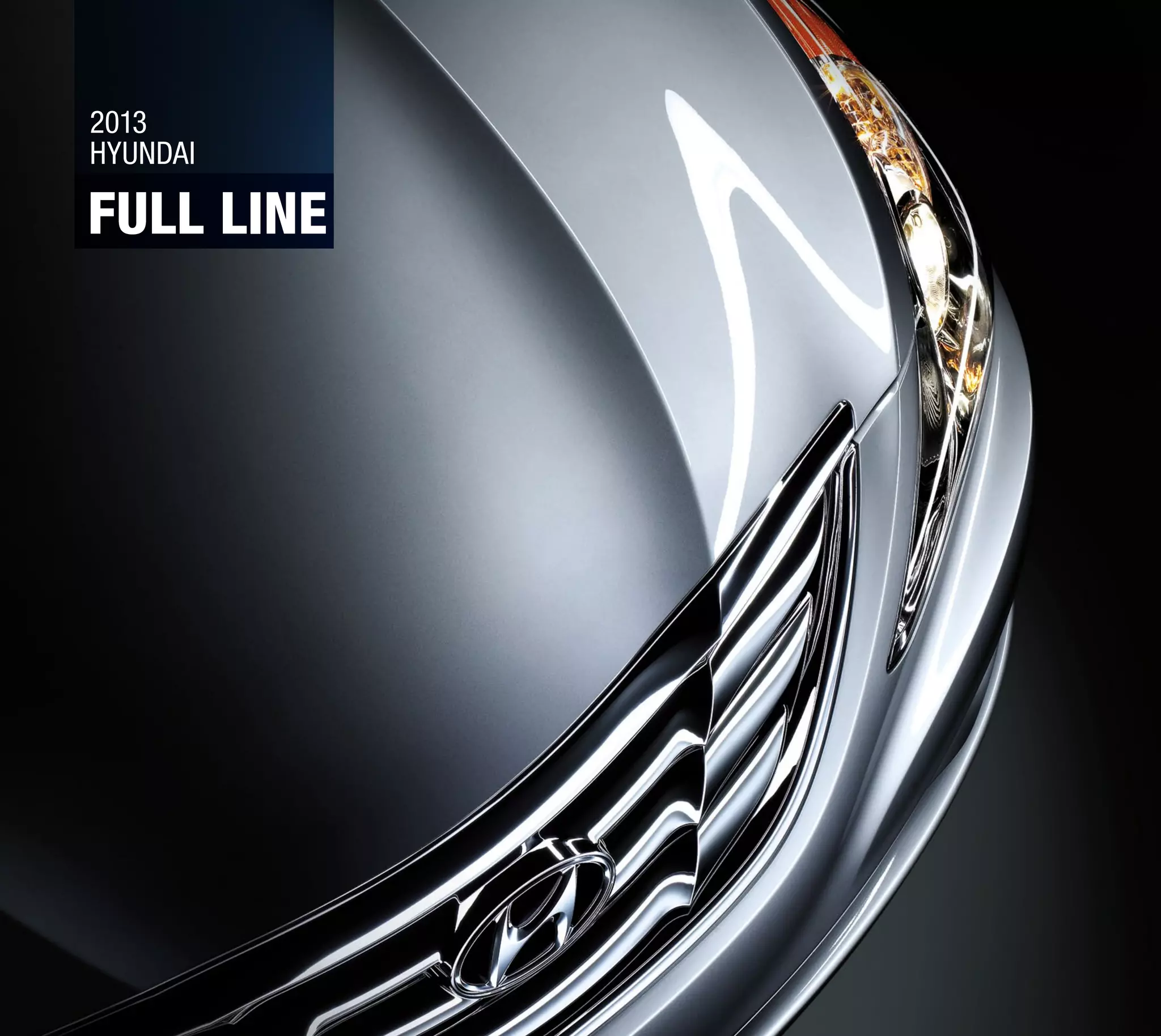 2013 Hyundai Full Line Brochure Glenbrook Hyundai Happy Car Store Fort ...