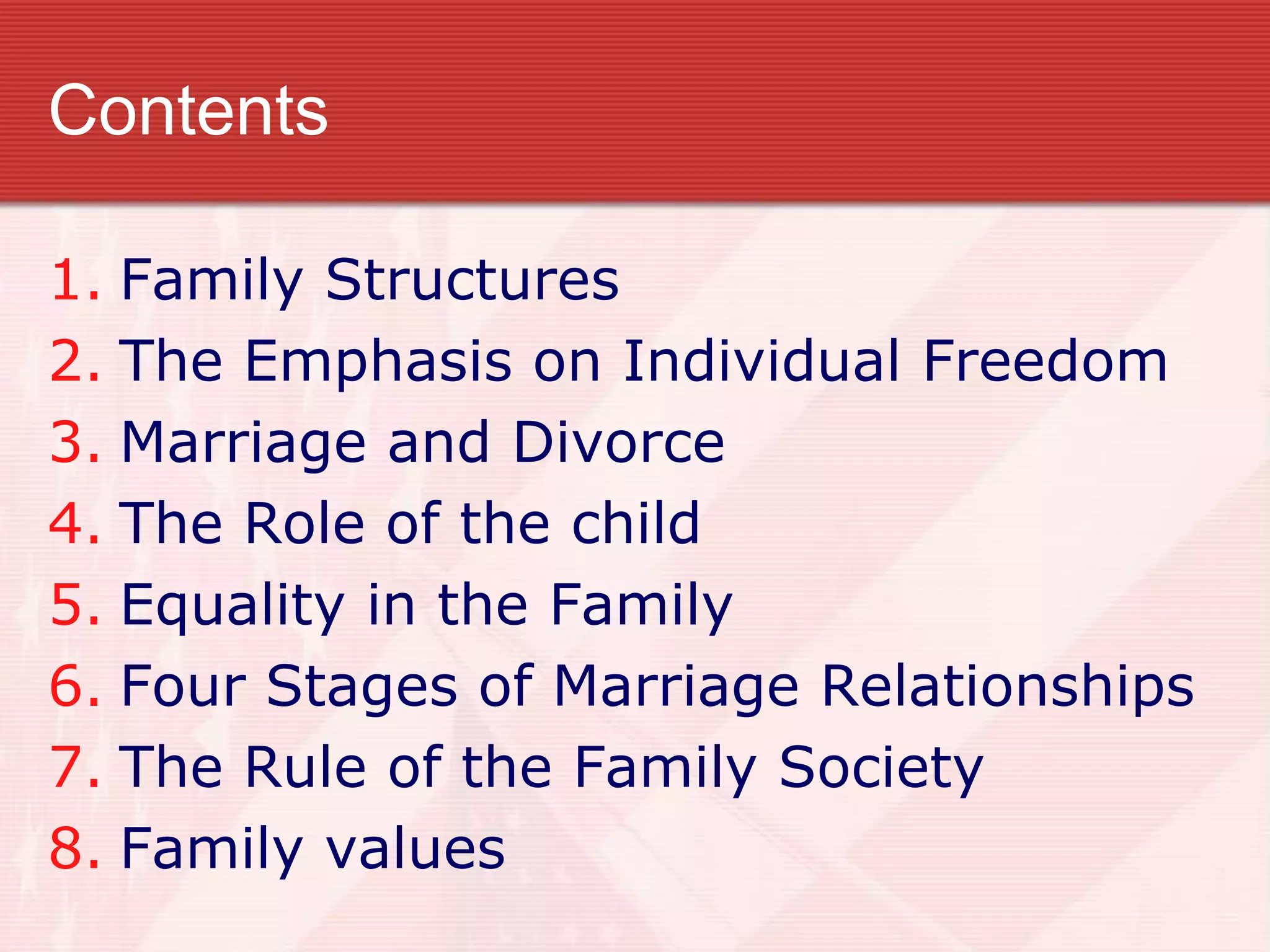 The American Family | PPTX