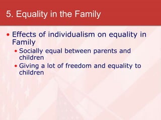The American Family | PPTX