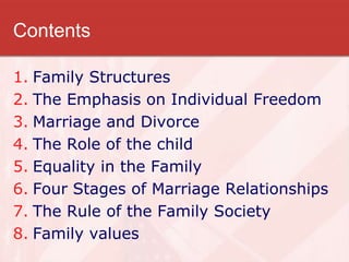 The American Family | PPTX