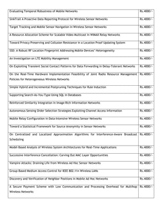 2013 ieee java project titles | PDF