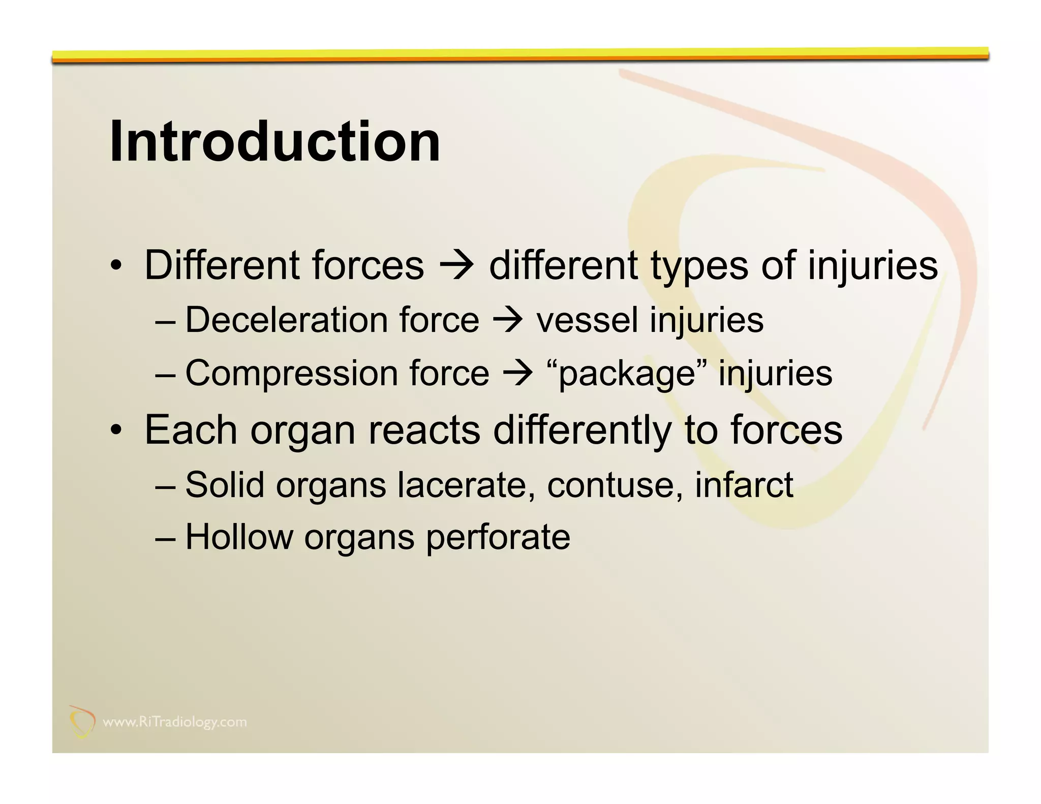 Imaging of Abdominal Trauma | PDF