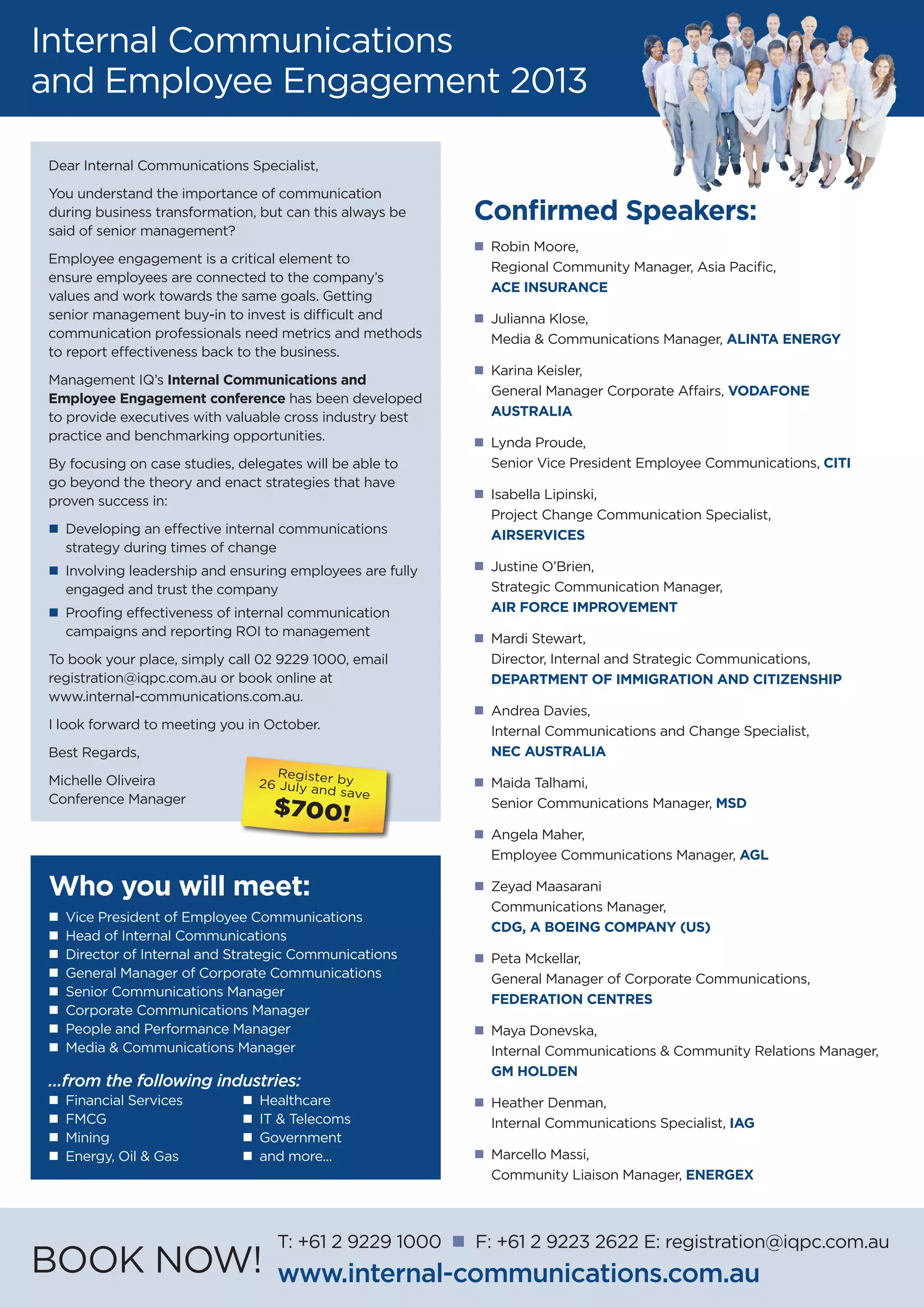 2013 Internal Communications & Employee Engagement | PDF
