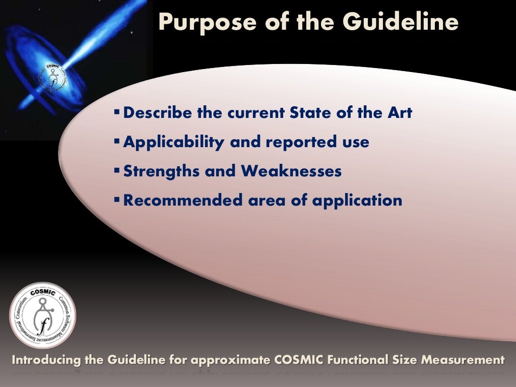 Guideline For Approximate Cosmic Functional Size Measurement