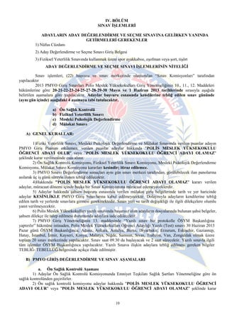 2013 PMYO Başvuru Klavuzu | PDF