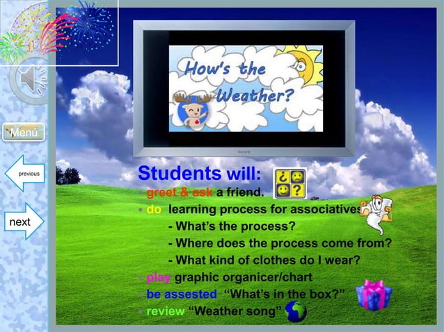 2013 lesson 1 the weather & commands.revised | PPTX | Weather | Science