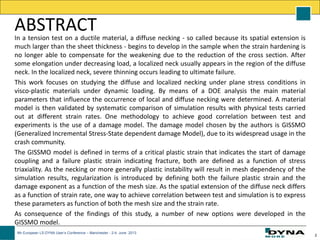 Diffuse and localized necking under plane stress in visco-plastic ...