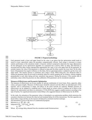 2013 methodology for the calibration of vissim in mixed traffic | PDF