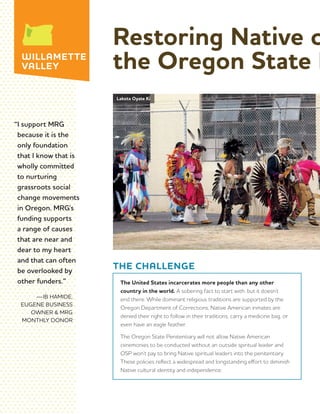 2013 MRG Foundation Impact Report | PDF