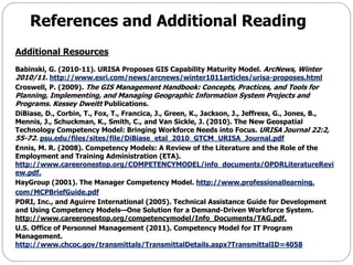 18 Steps to Success as a GIS Manager: URISA’s Geospatial Management Competency Model | PPT