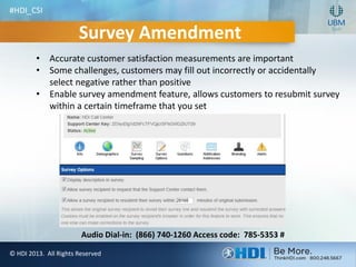 September 2013 HDI CSI Service Presentation | PDF | IT and Internet ...