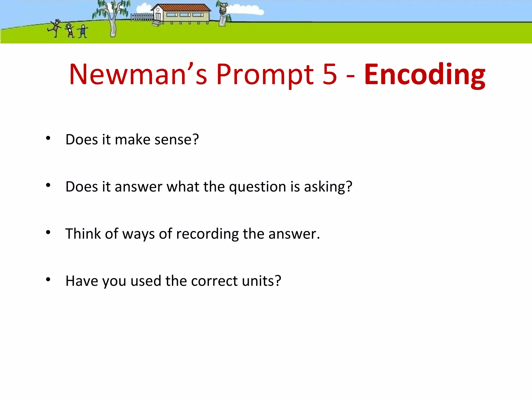 2013 newmans error analysis and comprehension strategies | PPT