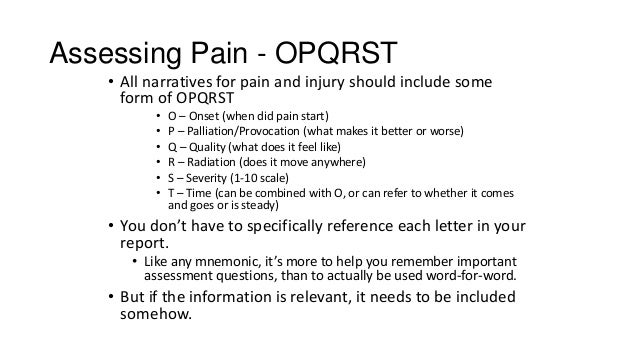 2013 EMS Understanding pain