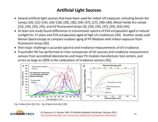 PV Module UV Exposure Literature Review | PDF