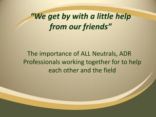 Ombuds-Where Do They Fit in the ADR Spectrum of Services | PDF