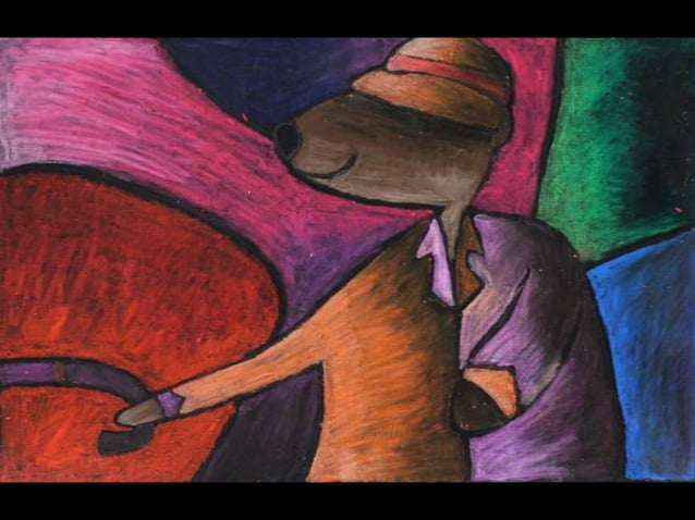 Impromptu drawings in oil pastel | PPT
