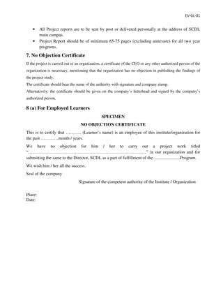 2013 pgdba all_spl_project_reportguideline | PDF