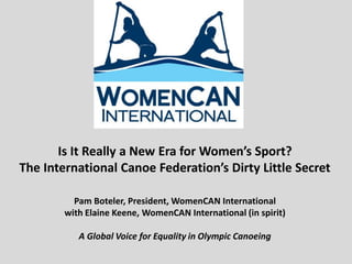 2013 Play the Game Conference - Is It Really a New Era for Women's ...