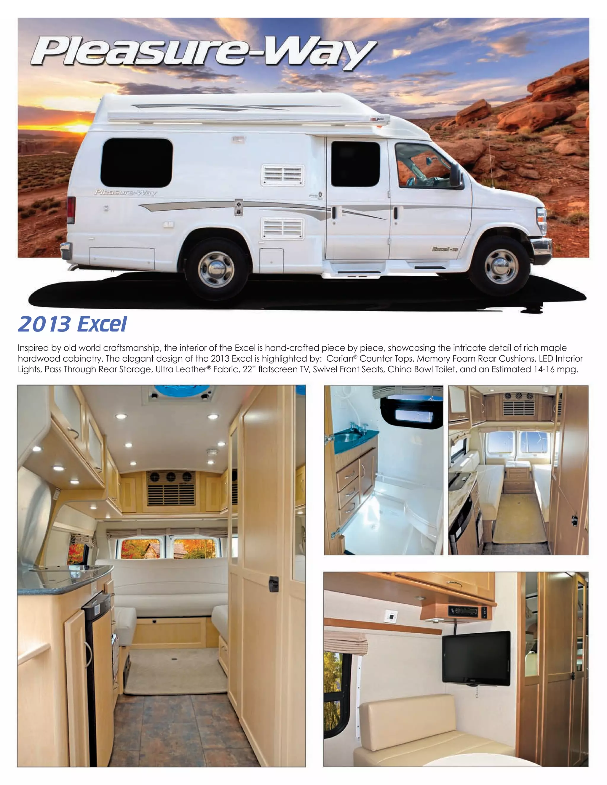 2013 Pleasure Way Class B Motorhomes | PDF