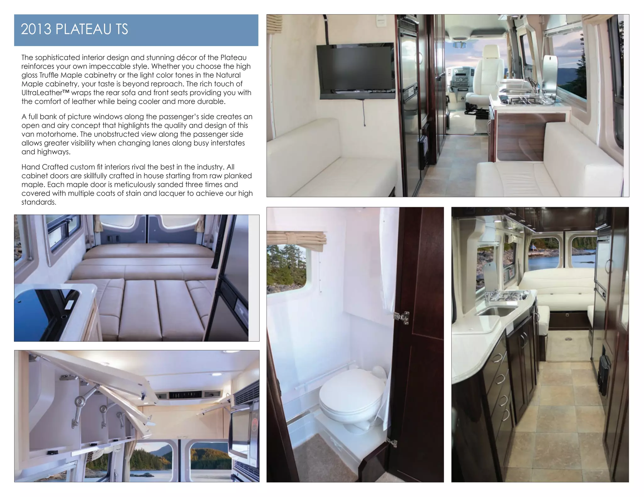 2013 Pleasure Way Class B Motorhomes | PDF