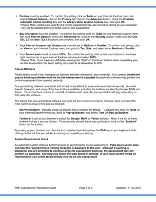 2013 PMF Assessment Preparation Guide 10-18-12 | PDF | Computing ...