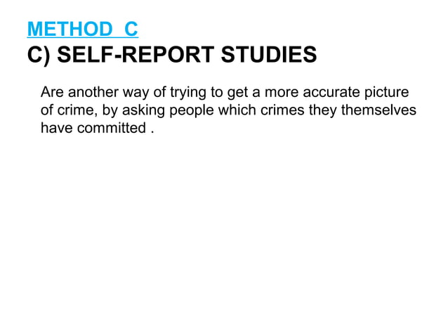 6 THREE WAYS OF MEASURING CRIME | PPT