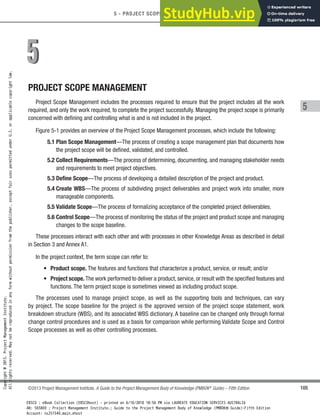 2013 Project Management Institute. A Guide To The Project Management ...