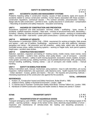 safety syllabus 2013 reg | PDF