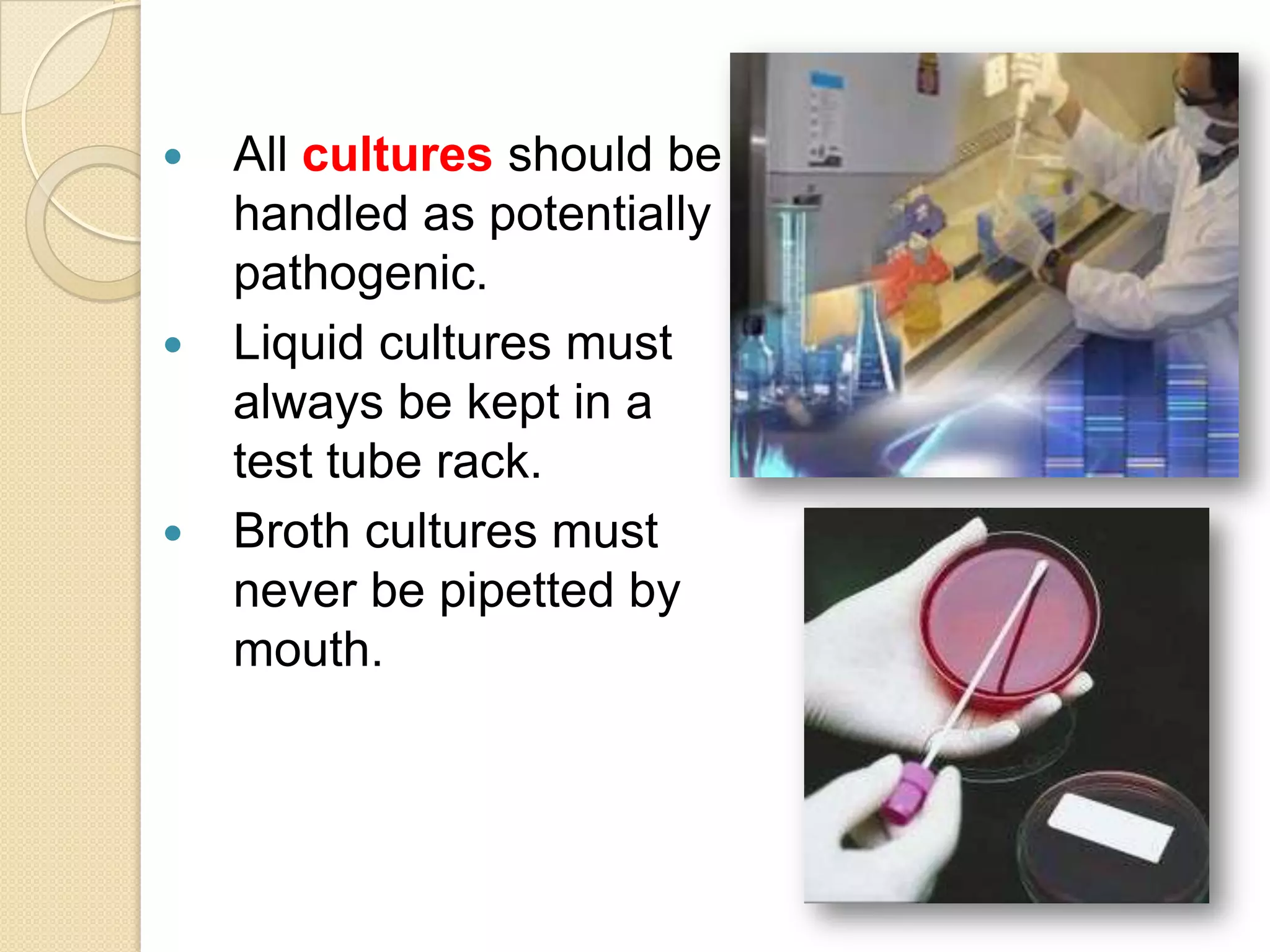 PPE & Safety in Lab - Prac. Microbiology | PPTX