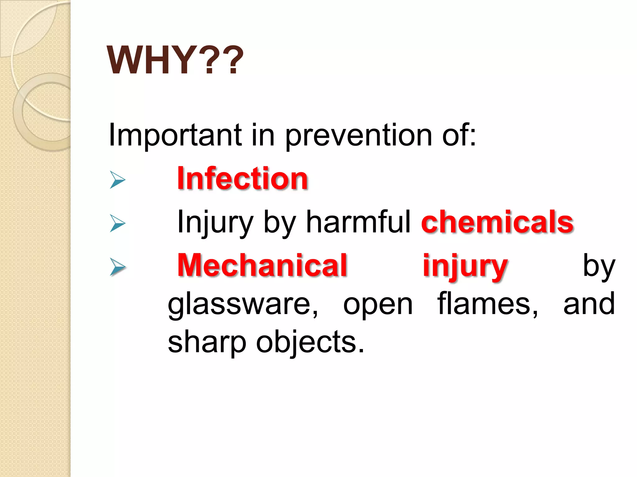 PPE & Safety in Lab - Prac. Microbiology | PPTX