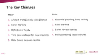 2013 scrum guide changes - Edwin Dando | PPT