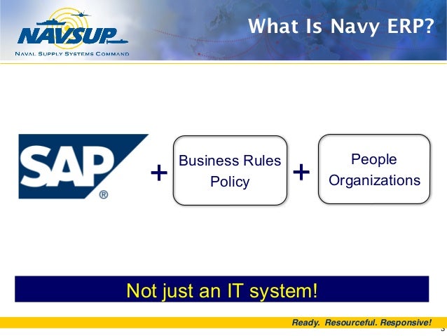 Navy Enterprise Resource Planning (ERP): The Journey Continues