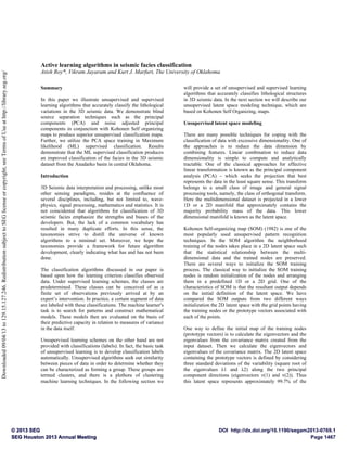Active learning algorithms in seismic facies classification | PDF