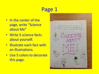 2013 Setting Up The Science Journal | PPTX | Science