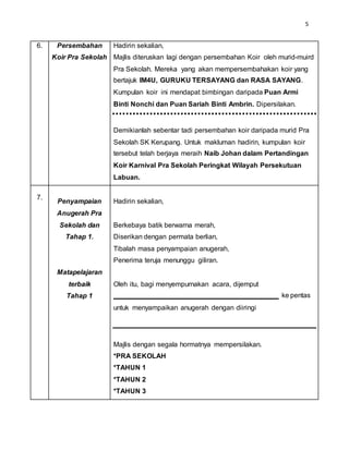 Skrip Pengacaraan Majlis Anugerah Cemerlang 2015 | DOCX