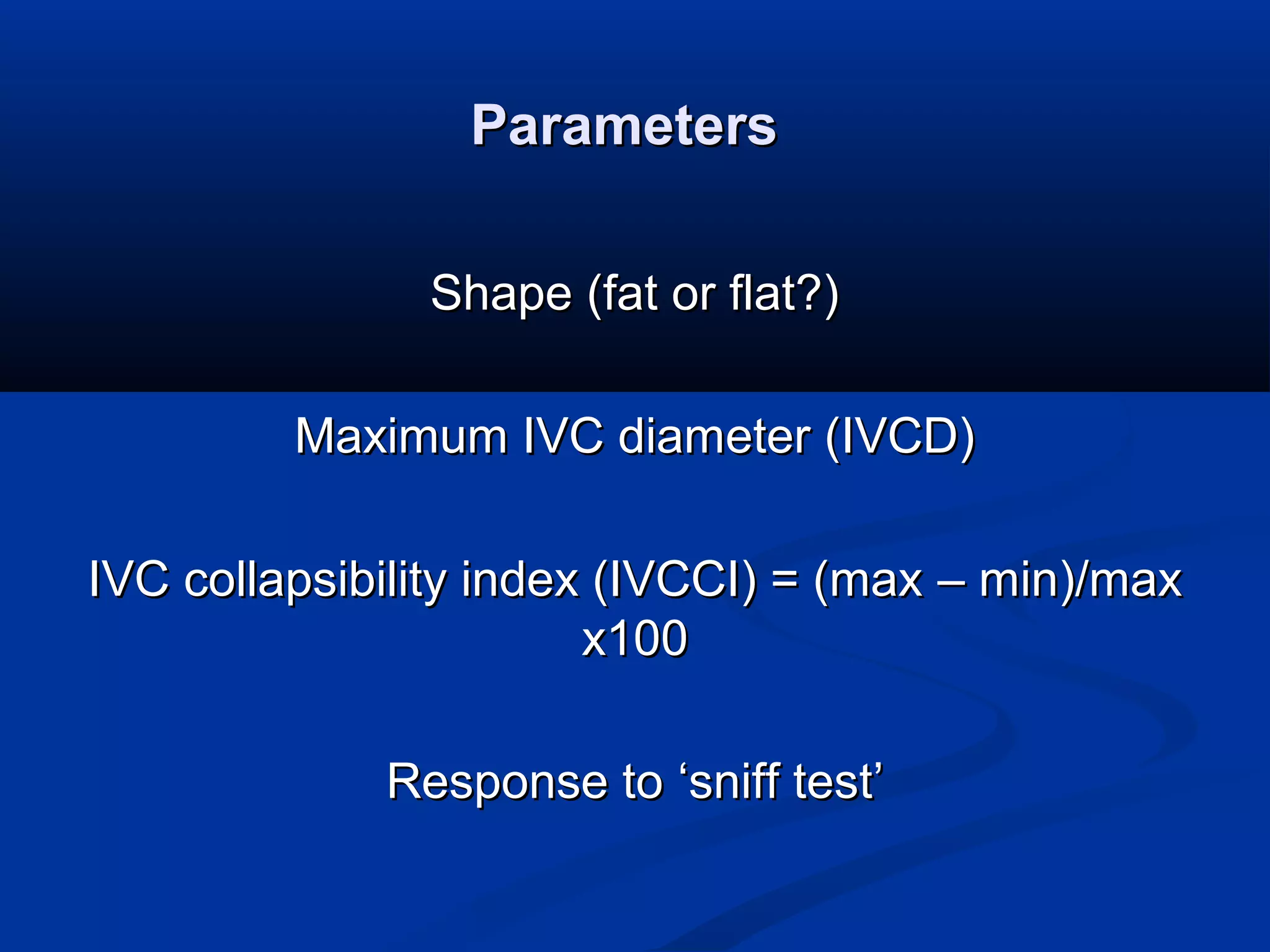 Justin Bowra: IVC Filling: The Ultimate Myth | PPT