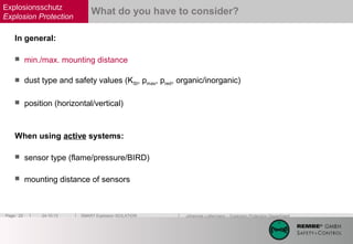 SMART Explosion Isolation | PPT