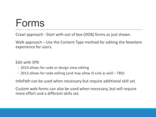 2013 SharePoint Fest DC - Build a SharePoint Intake/Request List | PPT