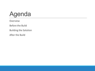 2013 SharePoint Fest DC - Build a SharePoint Intake/Request List | PPT