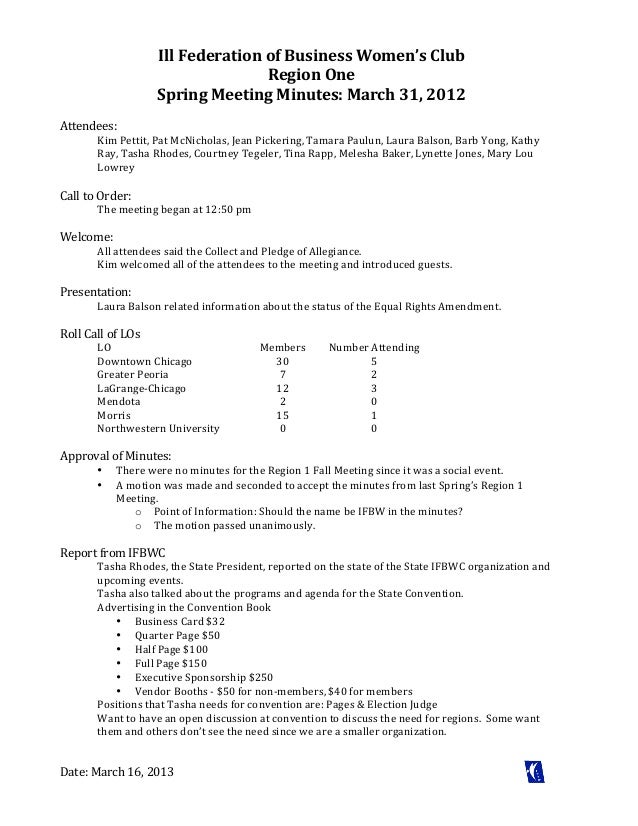 2013 spring meeting handouts