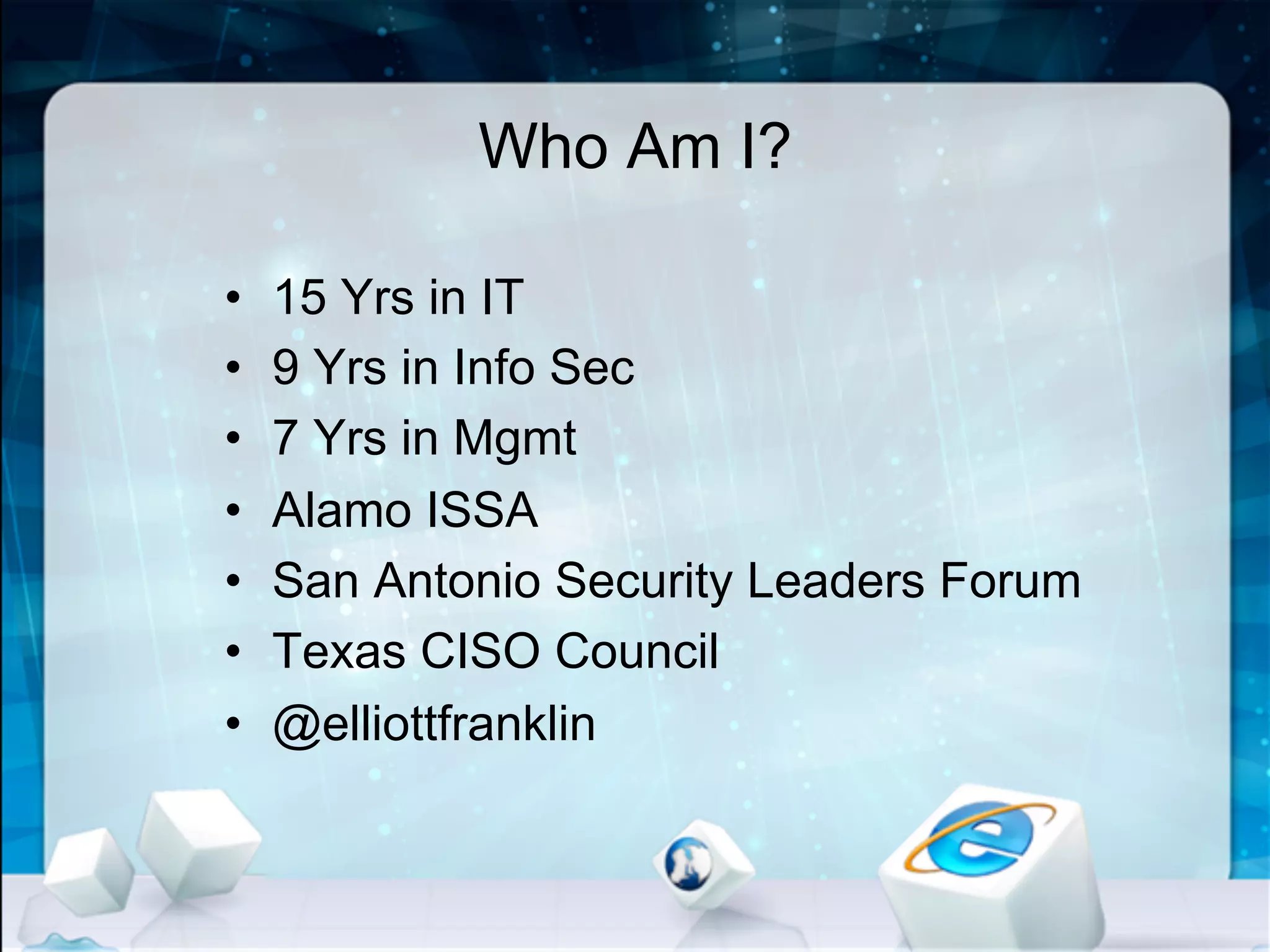 Building an effective Information Security Roadmap | PDF