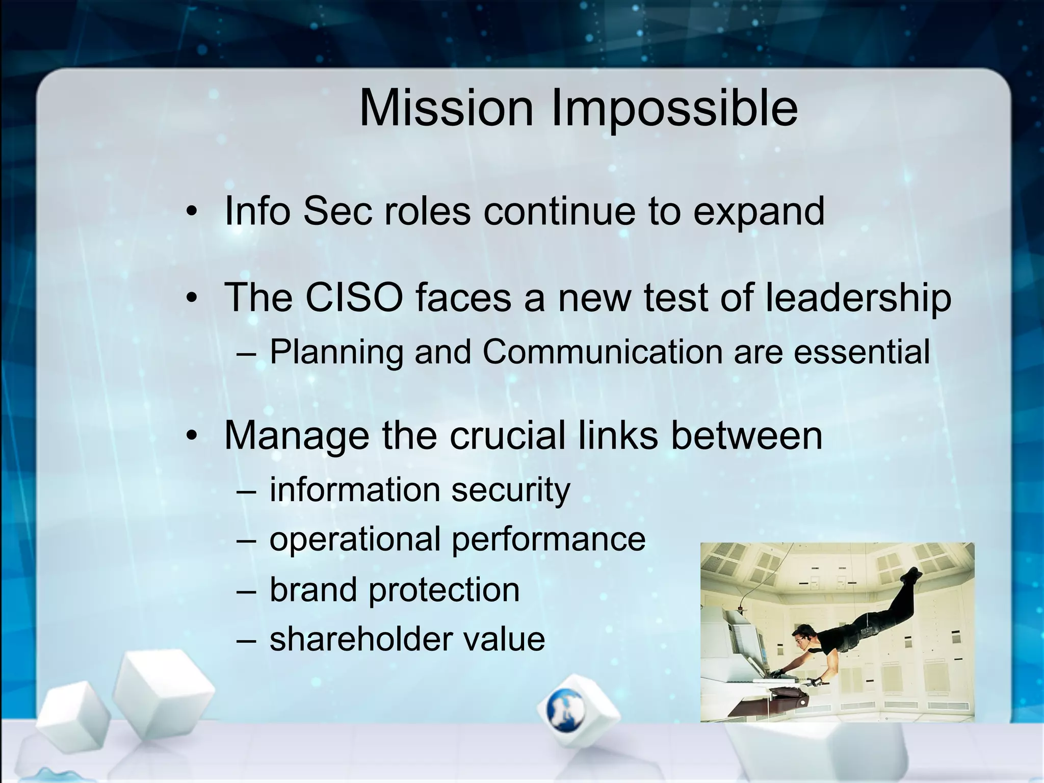 Building an effective Information Security Roadmap | PDF