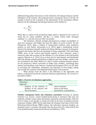 Robustness Assessment of a Steel Truss Bridge | PDF