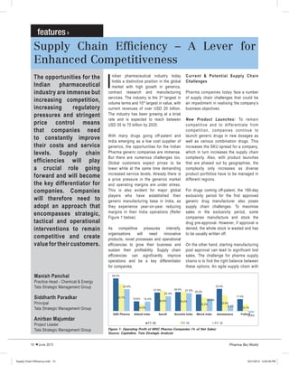 Supply Chain Efficiency – A Lever for Enhanced Competitiveness | PDF