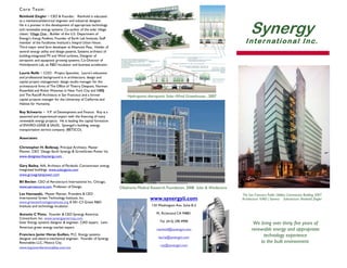 2013 synergy international_inc-brochure | PDF