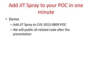 2013 syscan360 yuki_chen_syscan360_exploit your java native vulnerabilities on win7jre7 in one ...