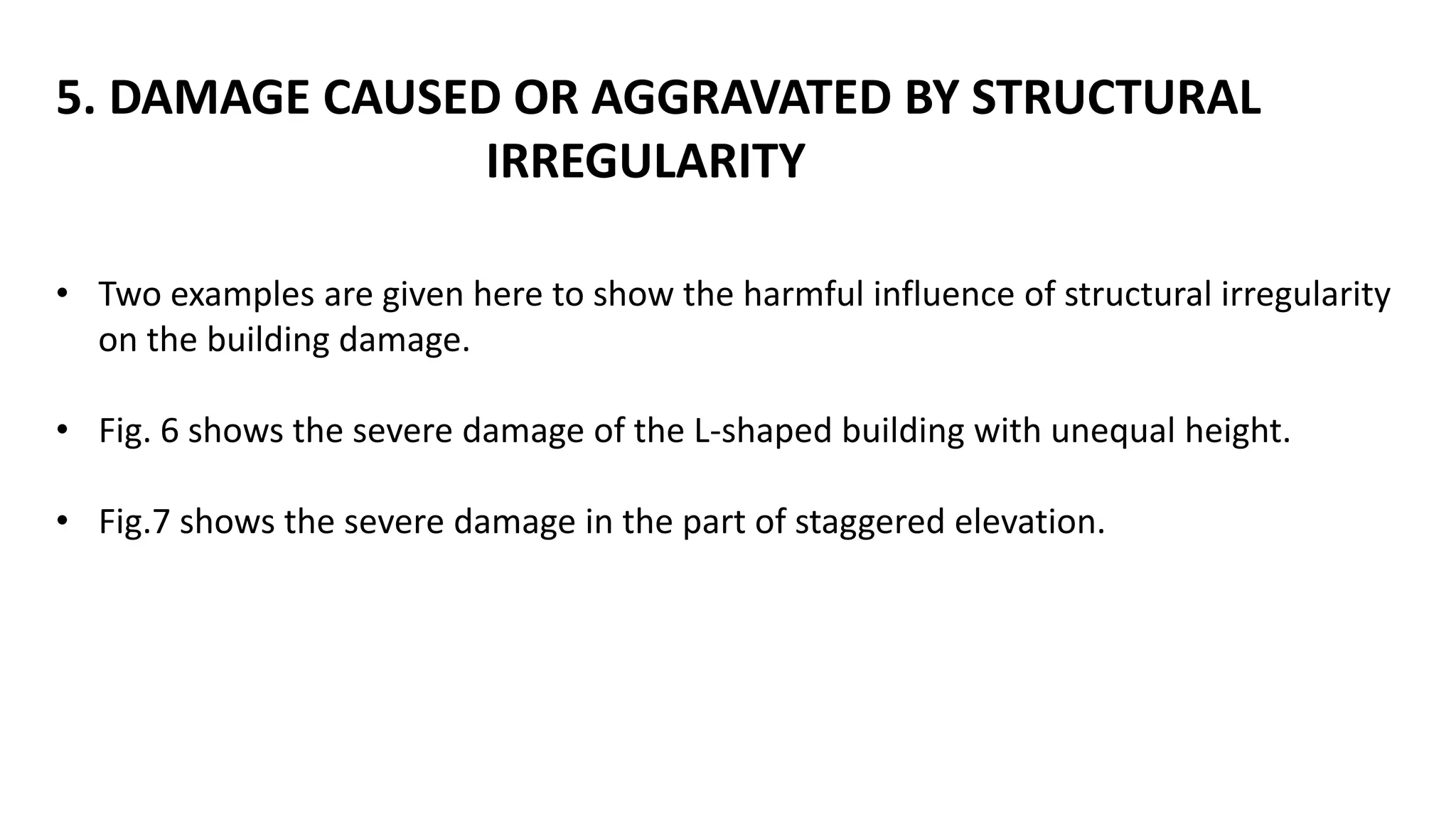 Different types of damages that have been observed in masonry buildings ...