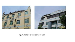 Different types of damages that have been observed in masonry buildings ...
