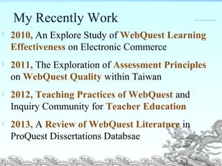 2013 Let's WebQuest | PPT | Internet for Beginners | Internet